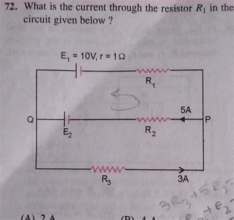 [answered] 72 What Is The Current Through The Resistor R In The Circuit Kunduz