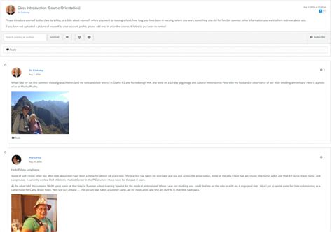 Discussions In Canvas
