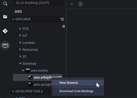 使用 Amazon EventBridge Schemas AWS Cloud9