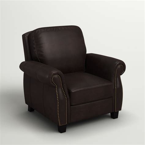 Kettering 3875 Wide Faux Leather Manual Club Recliner Foter