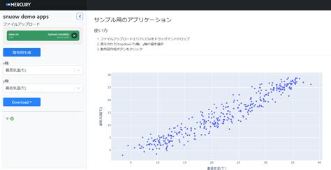 PythonMercuryでjupyternotebookを簡単にWebアプリ化