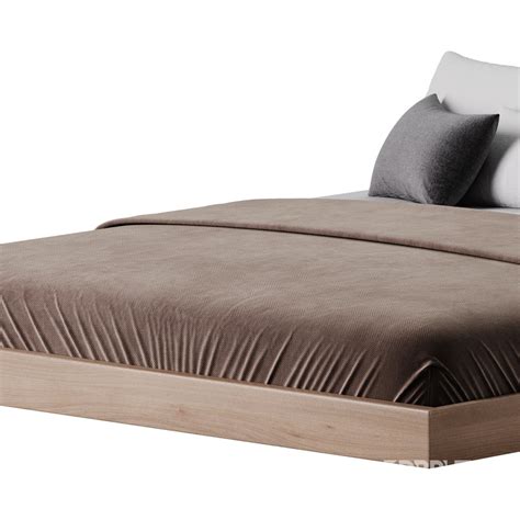 Espresso Platform Bed 3dbrute 3dmodel Furniture And Decor