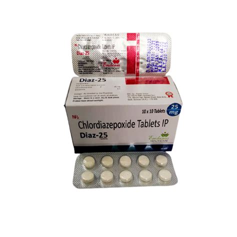 Chlordiazepoxide Tablets Eridanus Healthcare