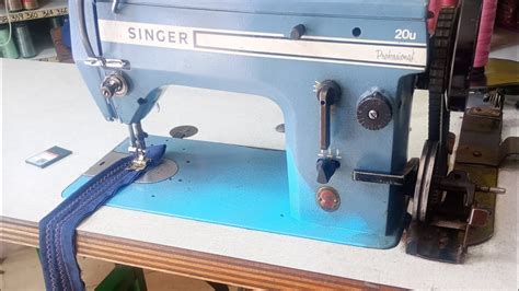 MÁQUINA DE COSER ZIGZADORA SINGER 20U profesional YouTube