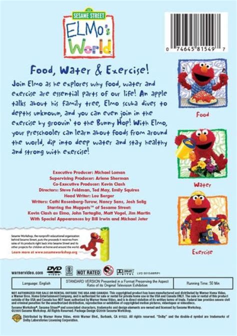 Barnes And Noble Sesame Street Elmos World Food Water And Exercise