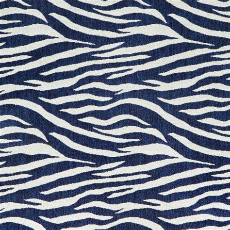 Zebra Outdoor Navy Fabric Water Resistant Fabric