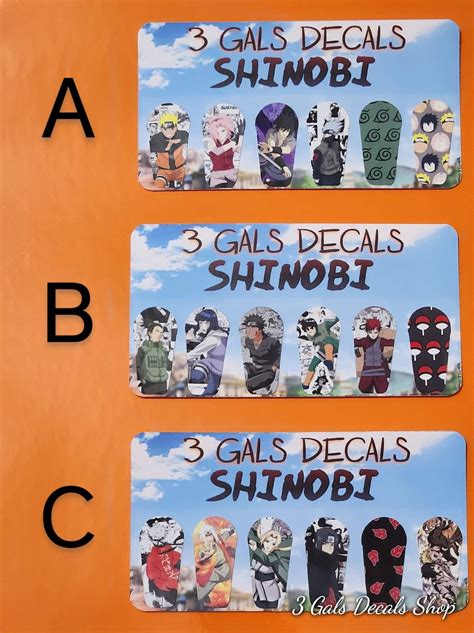 Dexcom G6 Decal Stickers Dexcom G6 Shinobi Decal Set Dexcom G6