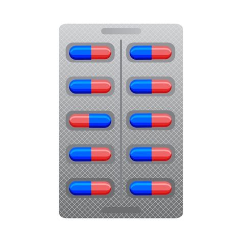 Premium Vector Tablets Or Capsules In A Blister
