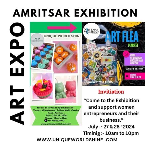 Art Expo Exhibition At Vr Ambarsar Mall Amritsar Uniqueworldshine