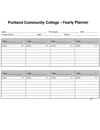 Free 50 Planner Samples In Pdf Ms Word