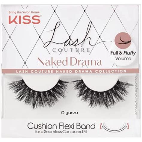 Kiss Lash Couture Naked Drama Collection Full Fluffy Volume D Faux