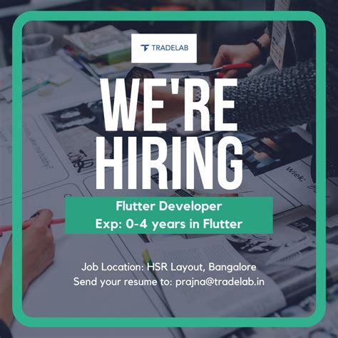 flutterjob flutter dart bangalorejobs technicalrecruitment