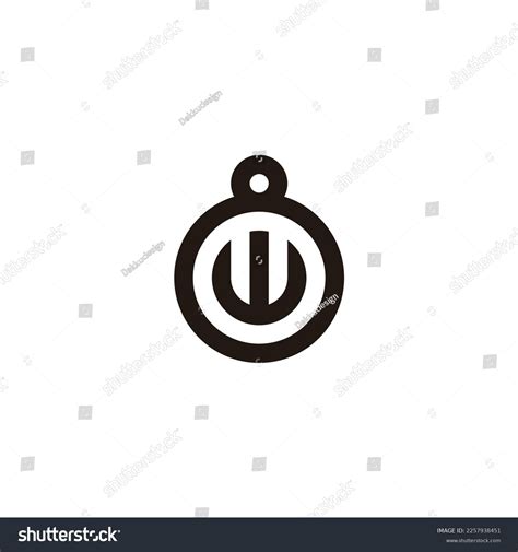 Letter W 8 Circle Geometric Symbol Stock Vector (Royalty Free ...