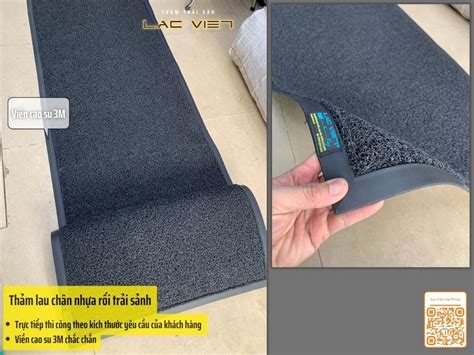 Thảm Nhựa Rối Đế Gai Hiệu Quả Chống Bụi Và Chống Trơn Trượt Tuyệt Vời