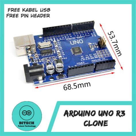 Jual Arduino Uno R3 Smd Clone Version Di Seller Bitech Kapuk Kota Jakarta Barat Blibli