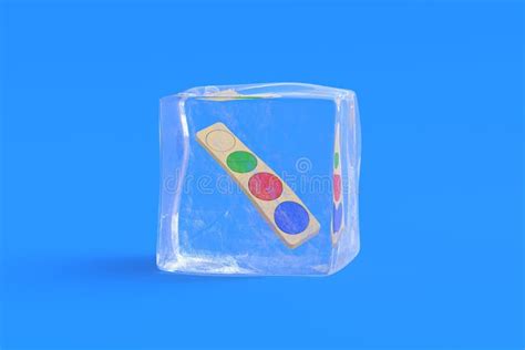 Logic Toy In Ice Cube Stock Illustration Illustration Of Education 267768757