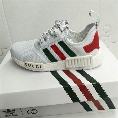 Adidas Nmd R1 Boost X Gucci Black Grade Premium Origina