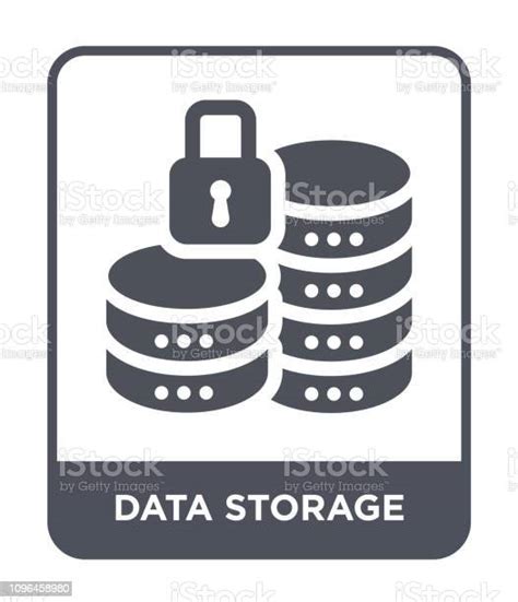 資料存儲圖示向量在白色背景 資料存儲時尚填充圖示從 Gdpr 集合向量圖形及更多互聯網圖片 互聯網 交流 保安 Istock