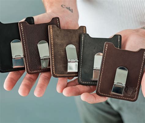 Personalized Leather Money Clip Wallet Leather Wallet Groomsmen T