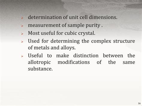 X Ray Powder Diffraction Pptx