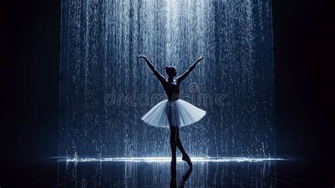 Ballerina Dancing In The Rain