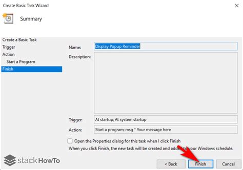 how to display popup reminder in windows 10 stackhowto