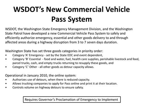 Ppt Commercial Vehicle Pass System Powerpoint Presentation Free