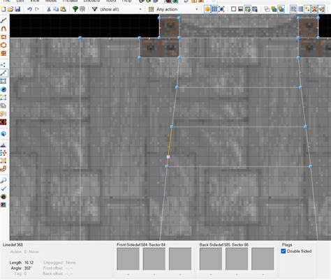 New Vertices On Sector Causing Linedef Angles To Change Ultimate Doom Builder Doom Editing