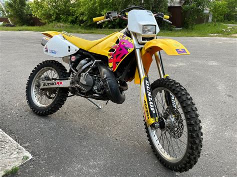 Купить б у Suzuki RMX 250S карбюратор 5 передач в Егорьевске жёлтый