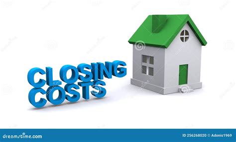 Closing Costs On White Stock Illustration Illustration Of Commercial