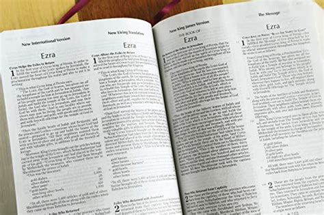 Niv Nkjv Nlt The Message Contemporary Comparative Parallel Bible