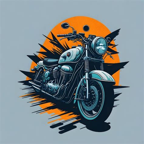 Premium Ai Image An Illustration Of An Old Engine In Front Of A Tree Silhouette