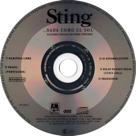 Sting Nada Como El Sol