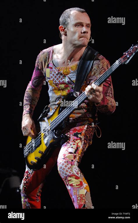 American Bassplayer Flea Performs With Funkrock Band Red Hot Chili