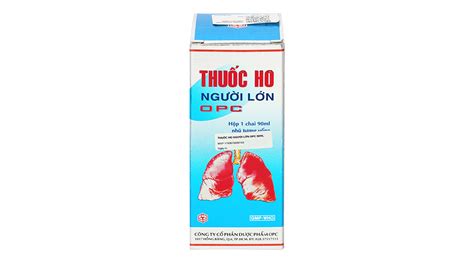 Thuốc Ho Người Lớn Opc Trị Ho đàm Viêm Nhiễm đường Hô Hấp Chai 90ml