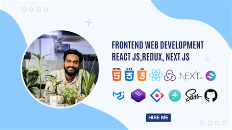 Be Your Frontend Web Developer In React Js Redux And Next Js By
