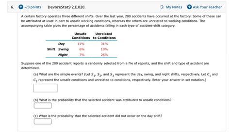 Solved 6 3 Points Devorestat9 2 E 020 My Notes Ask Your