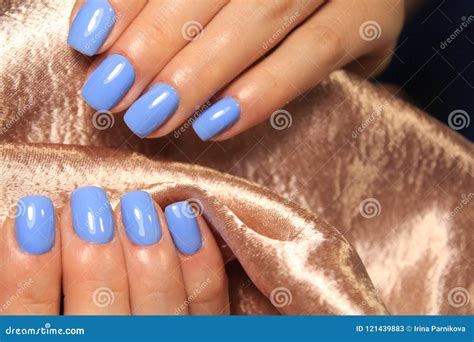 Manicure Of Nails Stock Image Image Of Model Portrait 121439883
