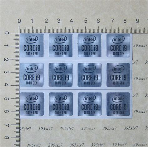 Laptop Pc Processor Sticker 1st 3rd 4th 6th 7th 8th 9th 10th Gen X 12