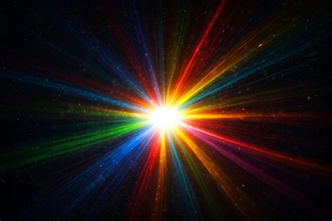 Dynamic Patterns Of The Starburst Effect Premium Ai Generated Image