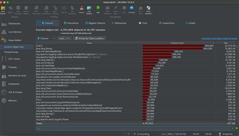 how to find api request response details from a heap dump in wso2 apim