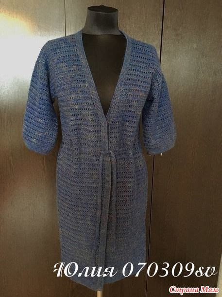 Пляжная туника платье Чайки крючком Вяжем вместе он лайн Страна Мам Пляжная туника