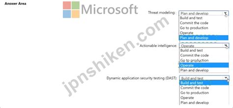 Sc 100j学習資料質問7：azure 向け Microsoft Cloud Adoption Framework に基づいた Devops