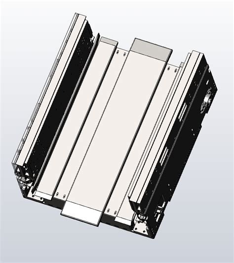 货架AGV夹抱式三级伸缩货叉 SOLIDWORKS 2020 模型图纸下载 懒石网