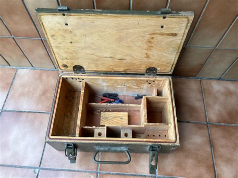 StarÁ DŘevĚnÁ VojenskÁ Bedna Aukro