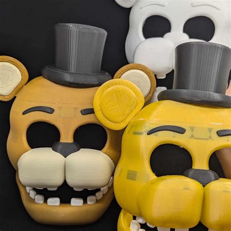 Fnaf Freddy Withered Freddy Mask Golden Freddy Fnaf Five Nights At