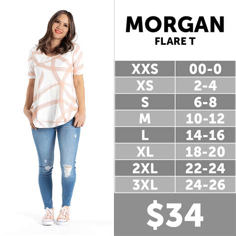 Lularoe Styles Size Charts Pricing