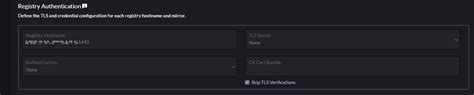 部署私有仓库的镜像显示证书错误已勾上Skip TLS Verification RKE2 Rancher 中文论坛