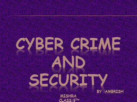 Cyber Crime Pptx