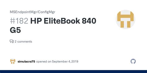 hp elitebook 840 g5 · issue 182 · msendpointmgr configmgr · github